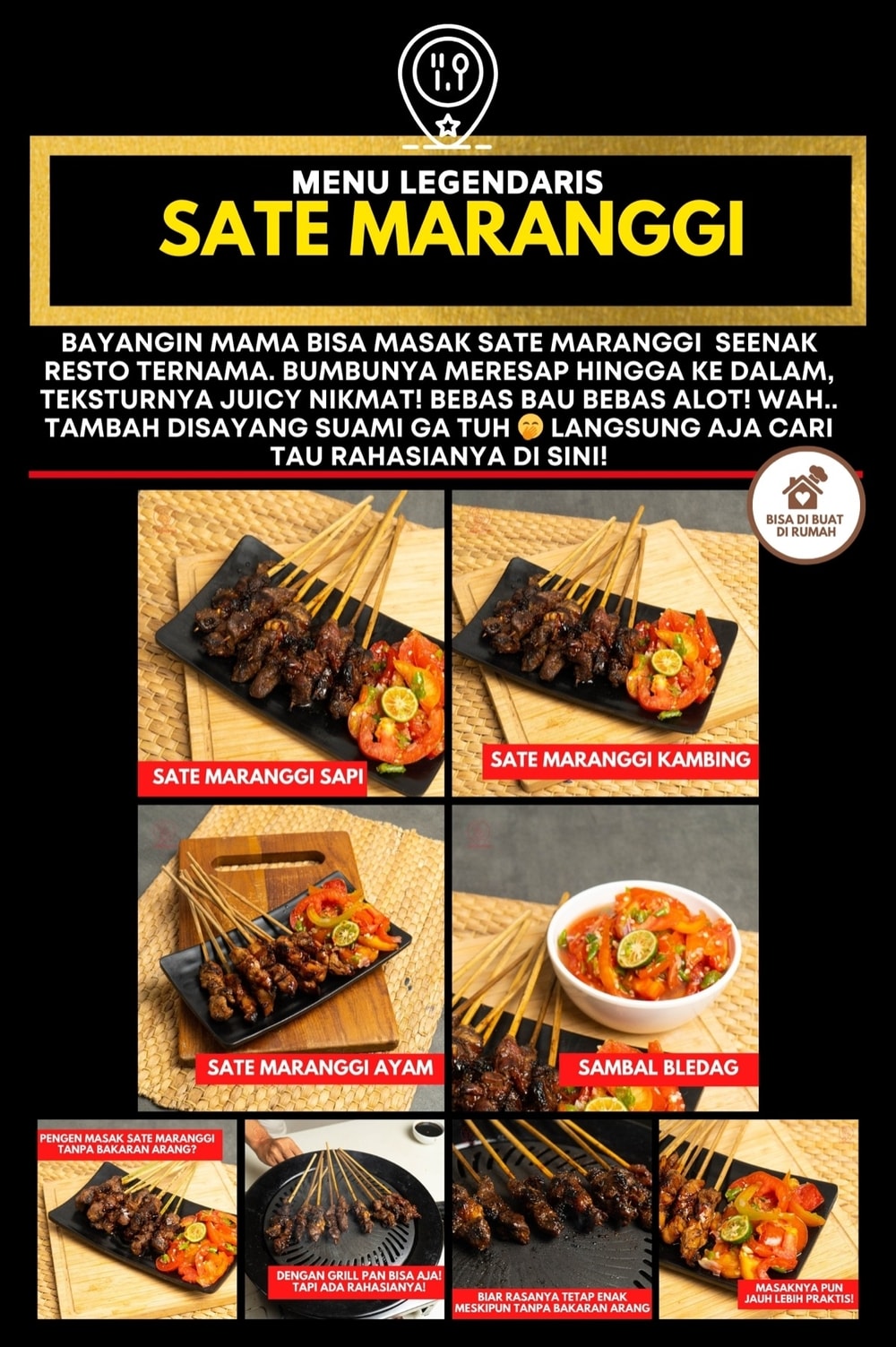 KELAS MASAK SATE MARANGGI