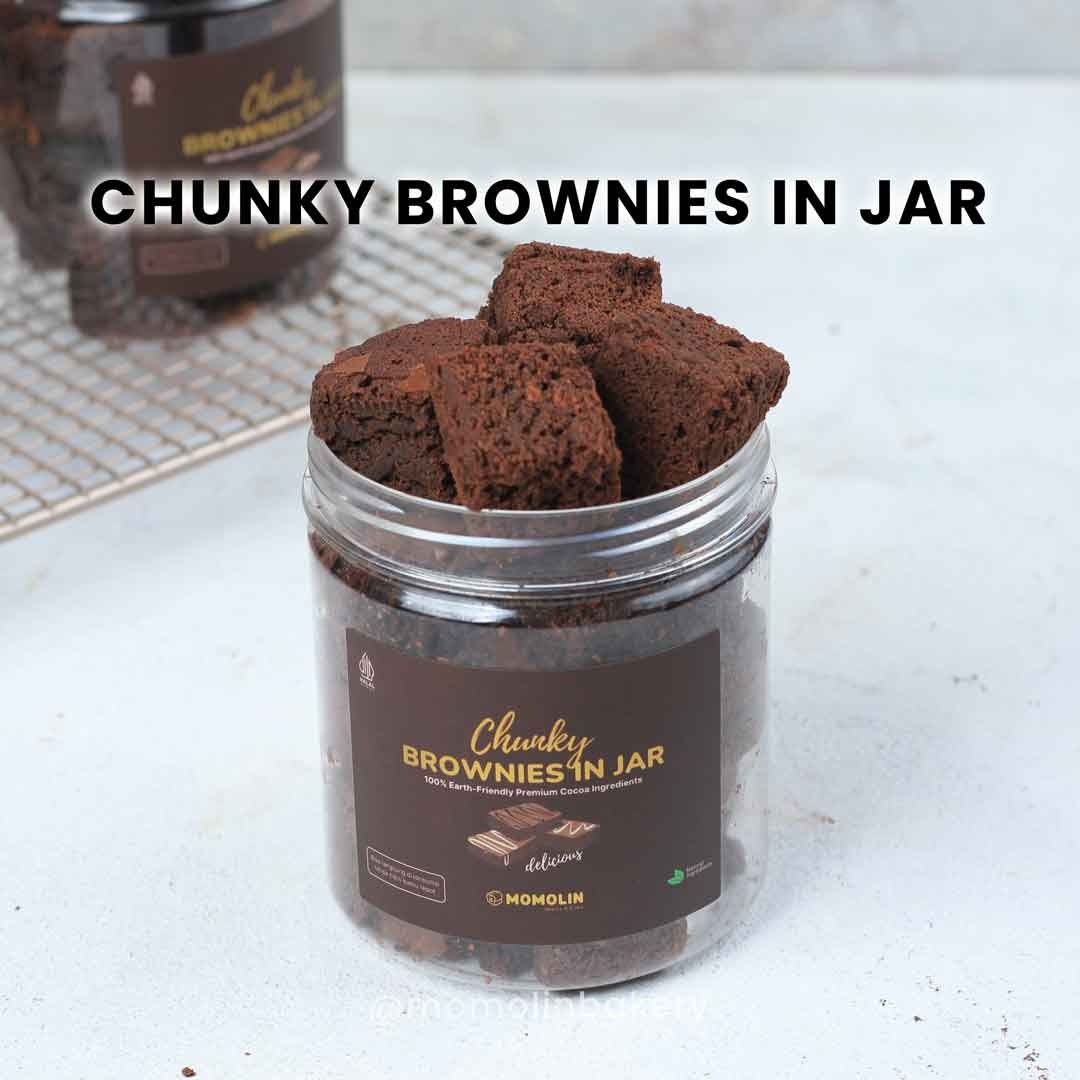Chunky Brownies In Jar