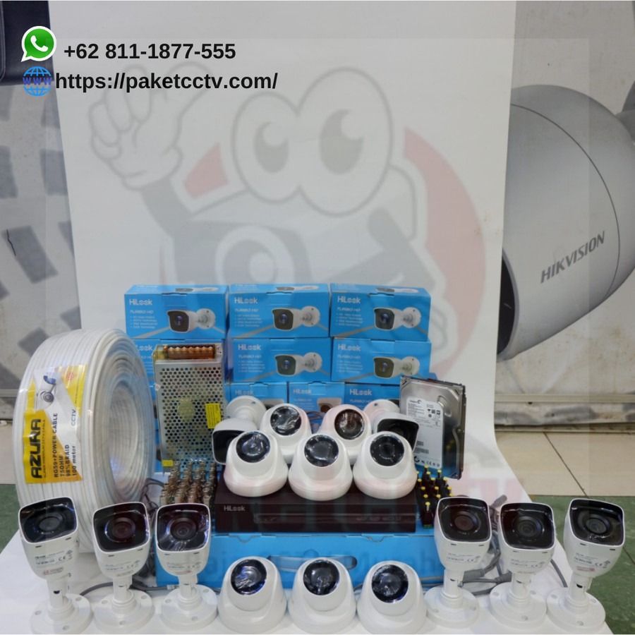 Paket CCTV Hi Look 2MP 16 Kamera