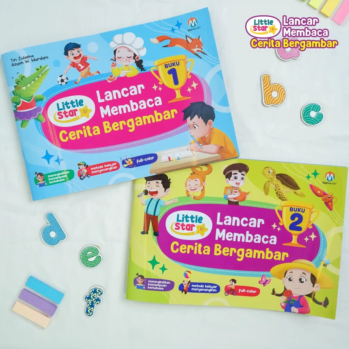 (ISI 2 BUKU) Little Star: Lancar Membaca Cerita Bergambar (Bonus ...
