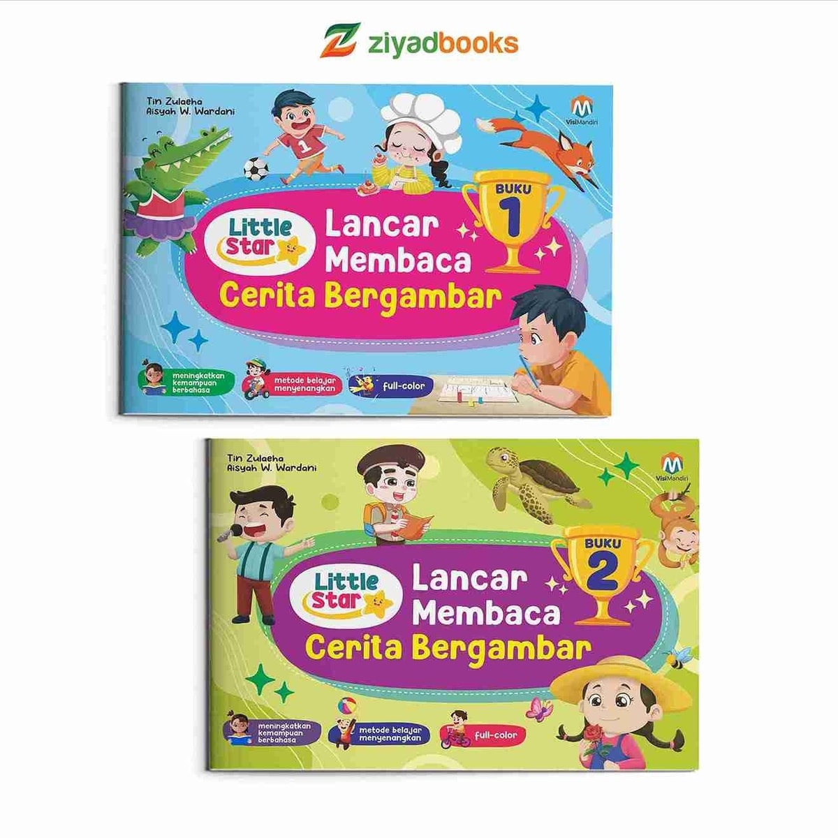 (ISI 2 BUKU) Little Star: Lancar Membaca Cerita Bergambar (Bonus ...