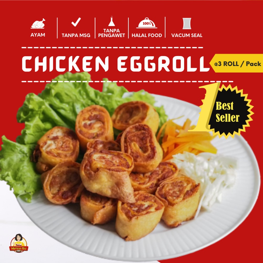 Chicken Egg Roll by Warisan Ibu Frozen Food