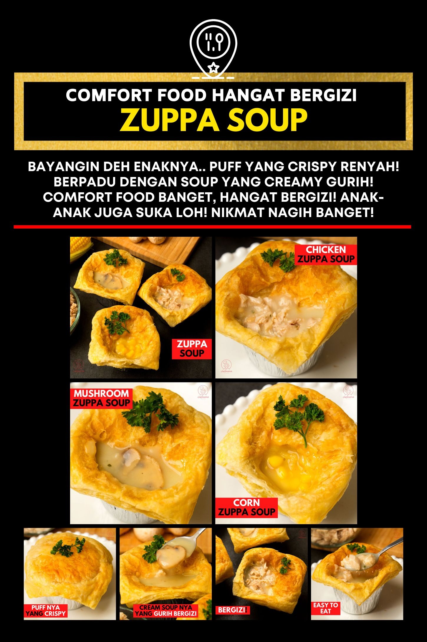 KELAS MASAK ONLINE ZUPPA SOUP