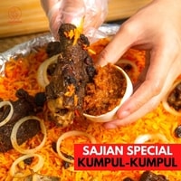 KELAS MASAK ONLINE NASI MANDHI KAMBING - PREMIUM 5 STARS ARABIAN KEBULI