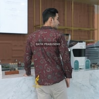MOTIF RAMA ABANG PANJANG BATIK SLIMFIT