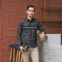 MOTIF RAMA IJO PANJANG BATIK SLIMFIT
