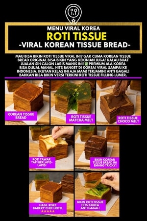 KELAS MASAK ROTI TISSUE - VIRAL KOREAN TISSUE BREAD