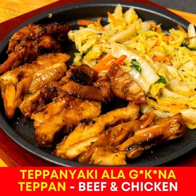 KELAS MASAK ONLINE TEPPANYAKI ALA G*K*NA TEPPAN - BEEF & CHICKEN
