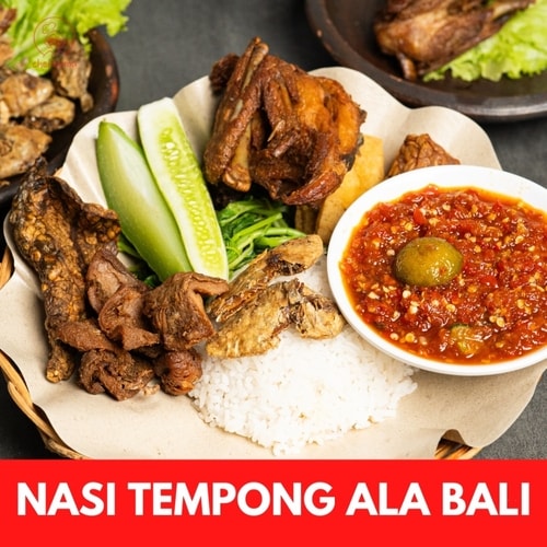 KELAS MASAK ONLINE NASI TEMPONG ALA BALI