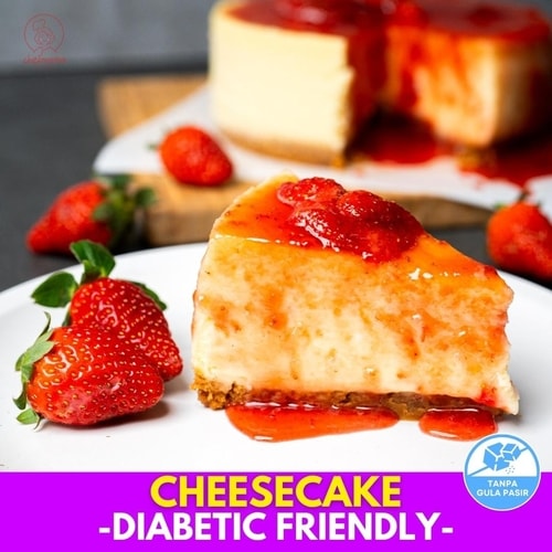 KELAS MASAK ONLINE CHEESECAKE - DIABETIC FRIENDLY