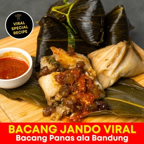 KELAS MASAK ONLINE BACANG JANDO VIRAL ala BANDUNG