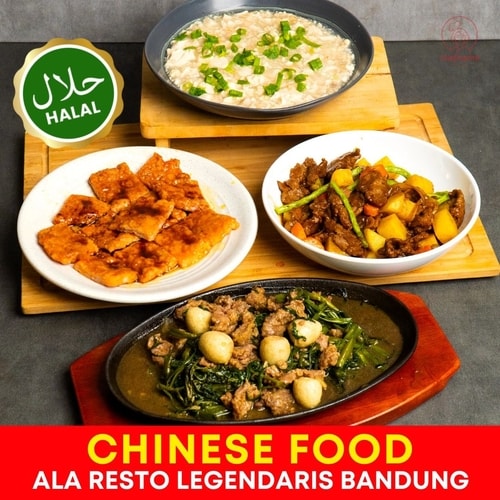 KELAS MASAK ONLINE CHINESE FOOD ALA RESTO LEGENDARIS BANDUNG