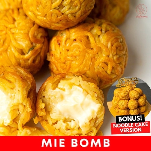KELAS MASAK ONLINE MIE BOMB - BONUS NOODLE CAKE VERSION