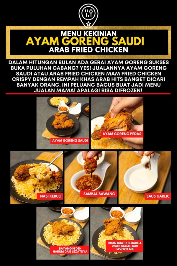 KELAS MASAK AYAM GORENG SAUDI - ARAB FRIED CHICKEN