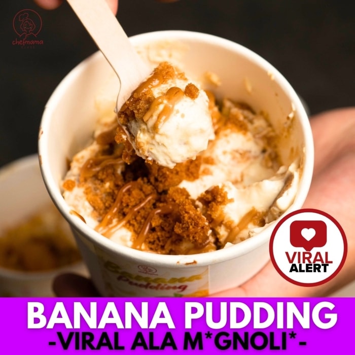 KELAS MASAK BANANA PUDDING - VIRAL ALA M*GNOLI*