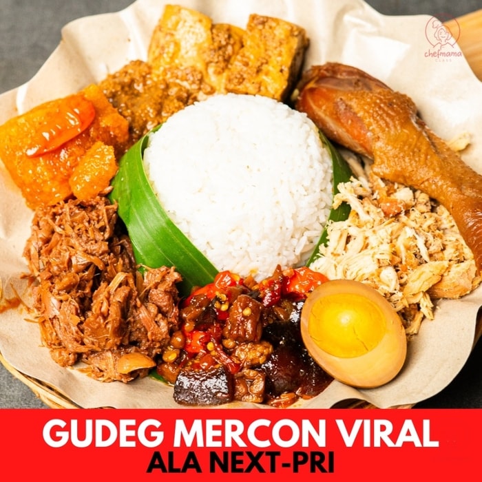 KELAS MASAK ONLINE GUDEG MERCON VIRAL ALA NEXT-PRI