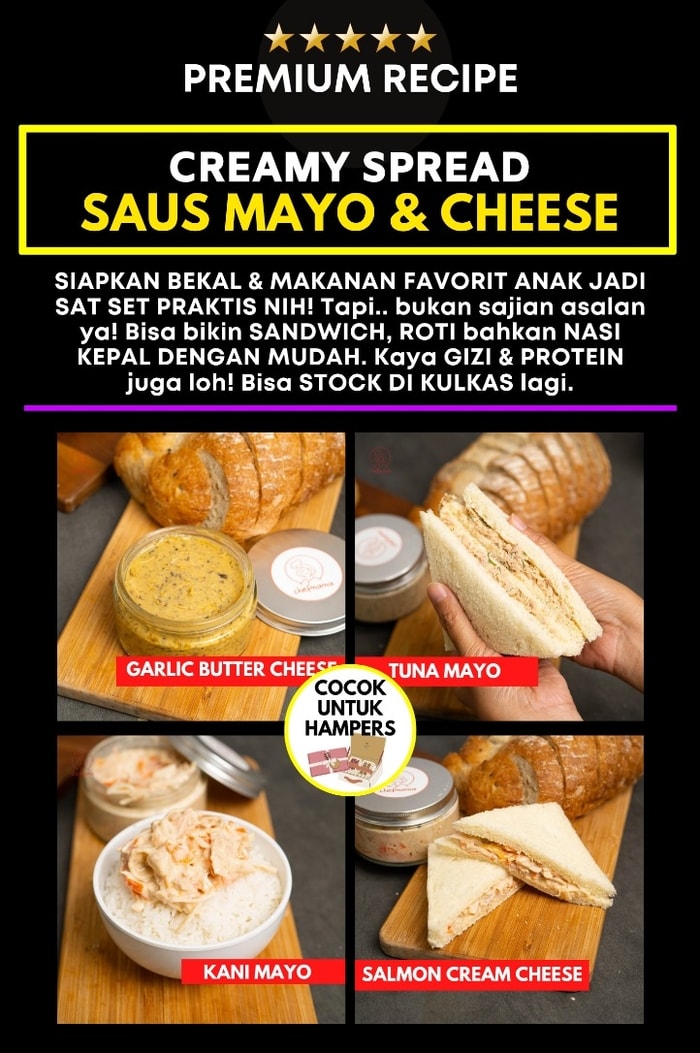 KELAS MASAK SAUS MAYO & CHEESE | CREAMY SPREAD