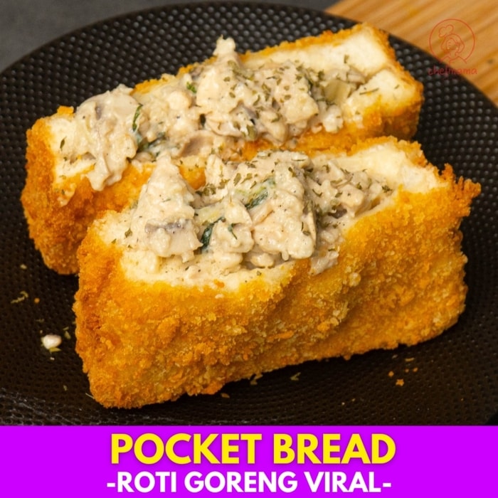 KELAS MASAK ONLINE POCKET BREAD - ROTI GORENG VIRAL