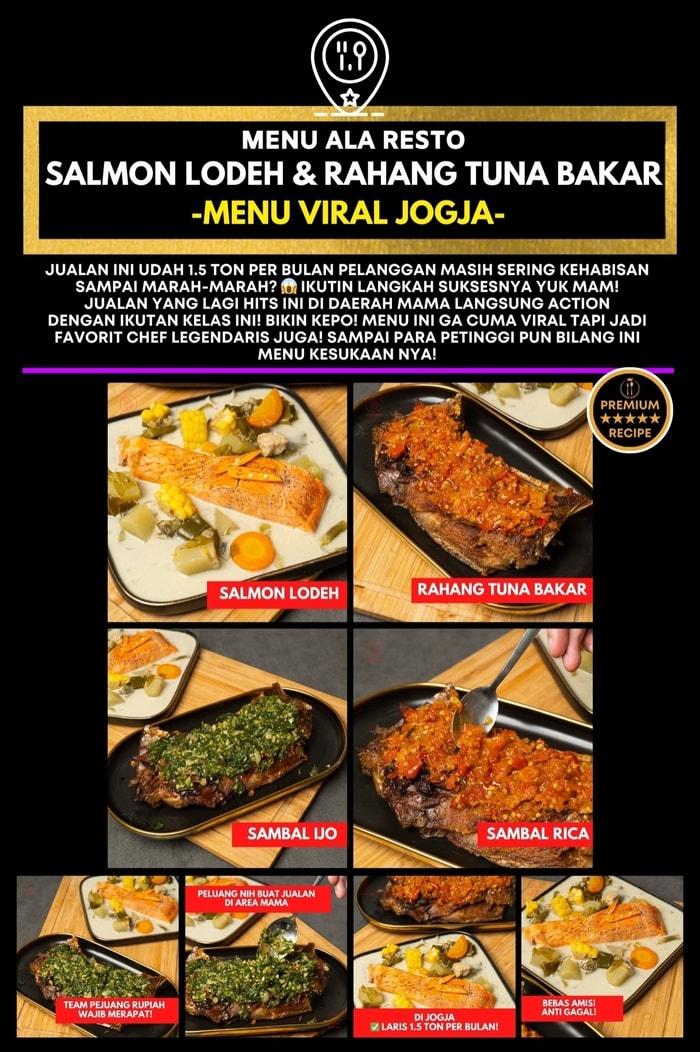 KELAS MASAK SALMON LODEH & RAHANG TUNA