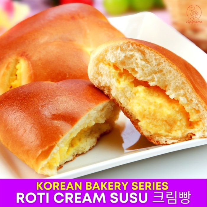 KELAS MASAK ONLINE ROTI CREAM SUSU ALA KOREAN BAKERY