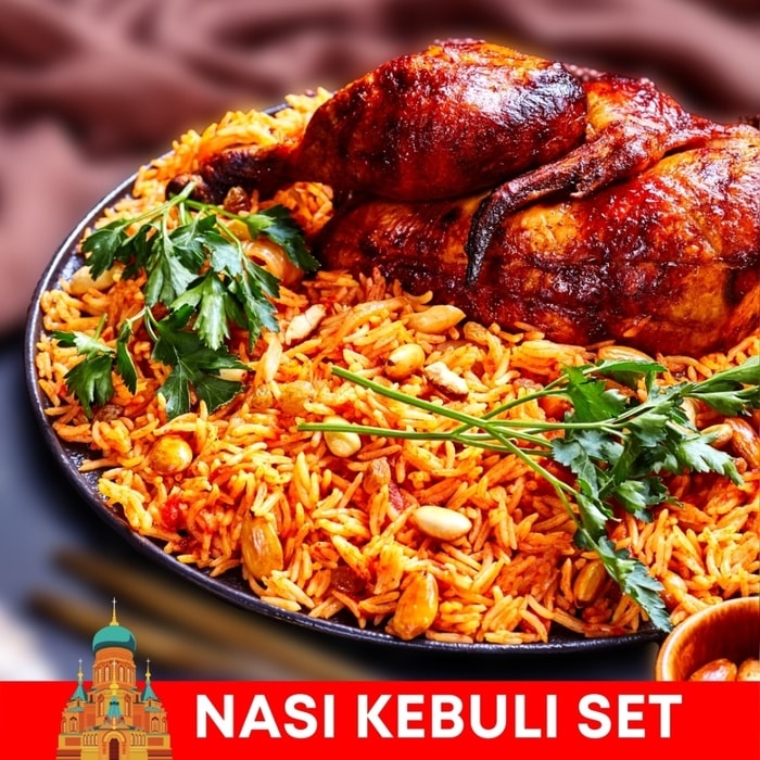 KELAS MASAK ONLINE NASI KEBULI SET