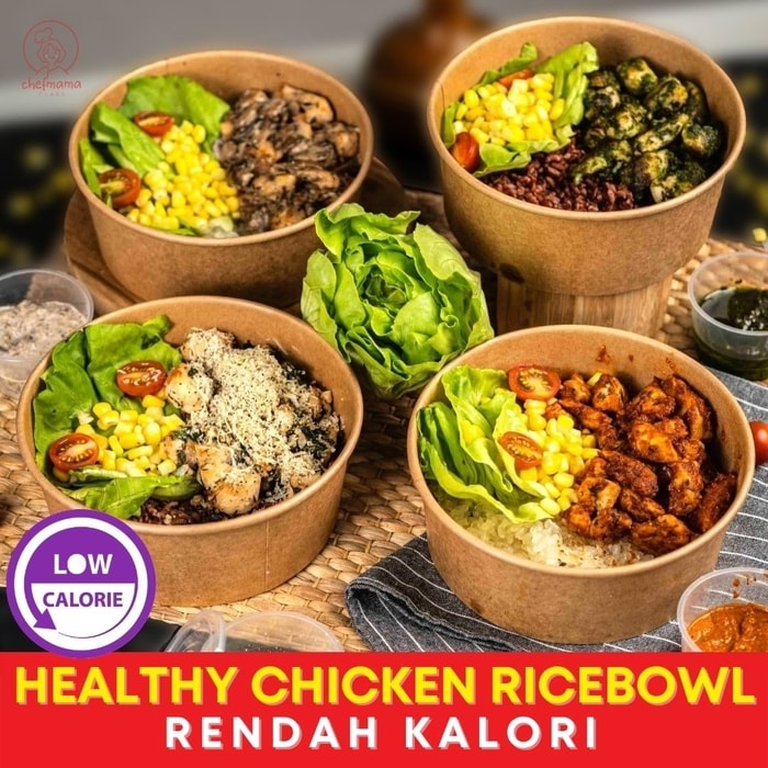 KELAS MASAK ONLINE HEALTHY CHICKEN RICE BOWL - RENDAH KALORI