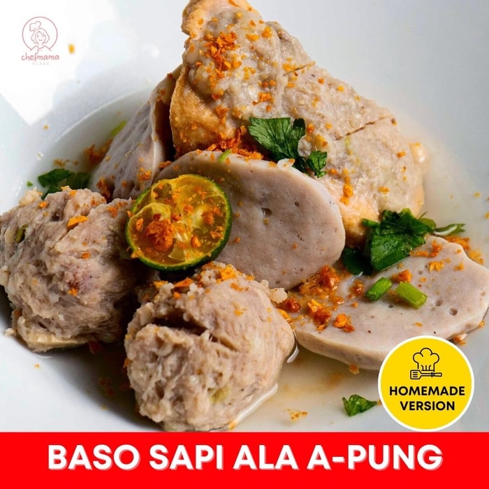 KELAS MASAK ONLINE BASO SAPI ALA A-PUNG (HOMEMADE VERSION)