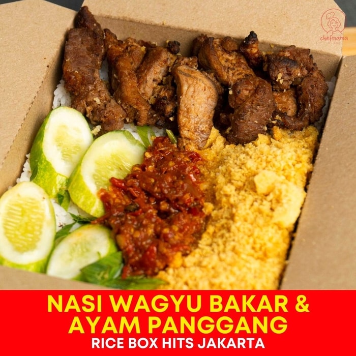 KELAS MASAK ONLINE NASI WAGYU BAKAR & AYAM PANGGANG - RICE BOX HITS JAKARTA