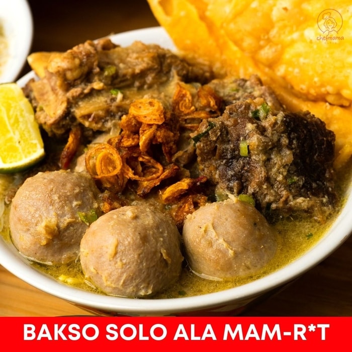 KELAS MASAK ONLINE BAKSO SOLO ALA MAM-R*T