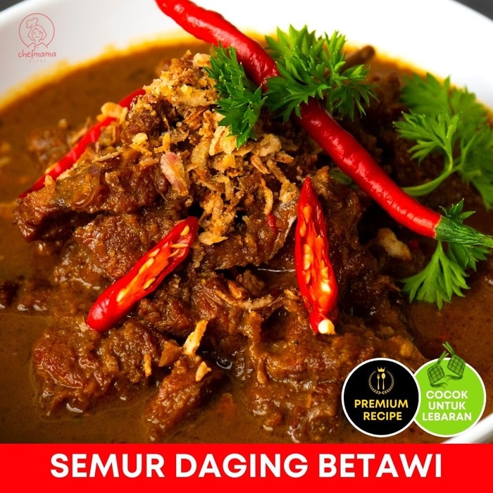 KELAS MASAK ONLINE SEMUR DAGING BETAWI