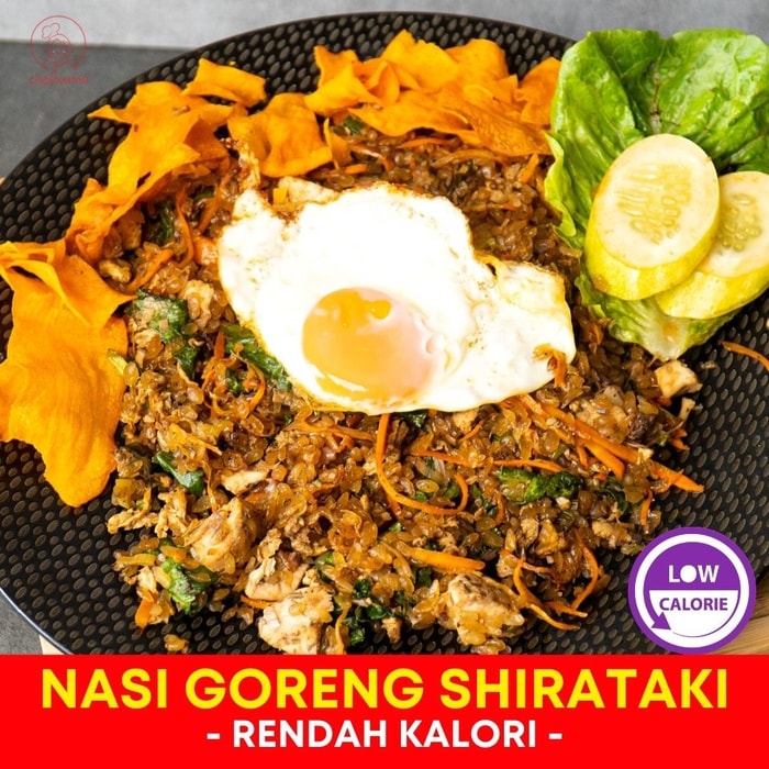KELAS MASAK ONLINE NASI GORENG SHIRATAKI -RENDAH KALORI-