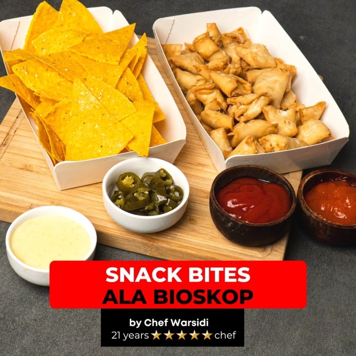 KELAS MASAK ONLINE SNACK BITES ALA BIOSKOP