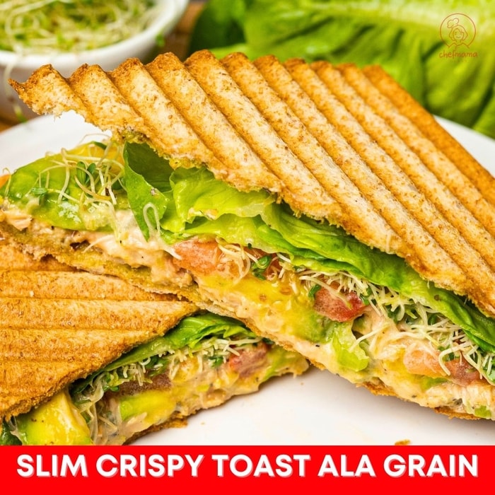 KELAS MASAK ONLINE SLIM CRISPY TOAST ALA GRAIN