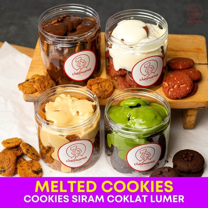 KELAS MASAK ONLINE MELTED COOKIES - COOKIES SIRAM COKLAT LUMER