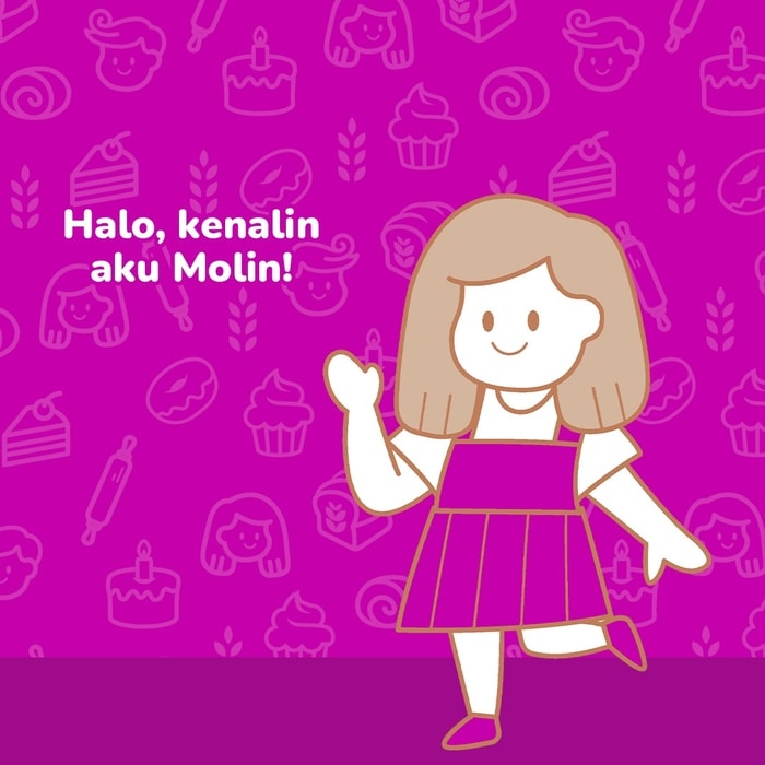 Logo Baru Momolin Bakery