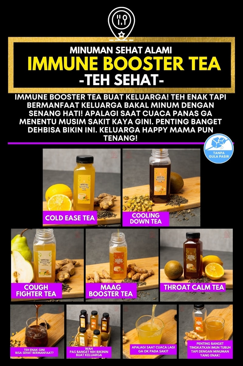 KELAS MASAK ONLINE IMMUNE BOOSTER TEA