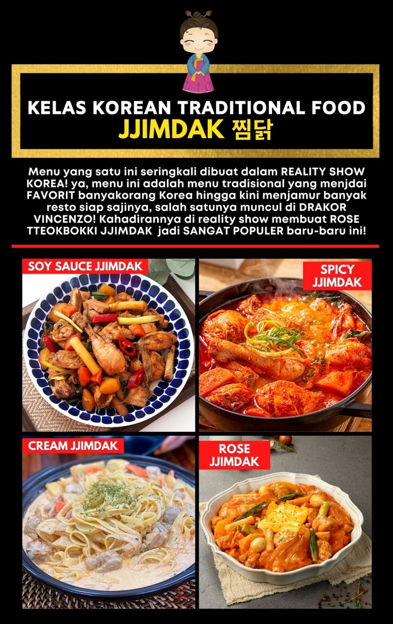 KELAS MASAK ONLINE JJIMDAK