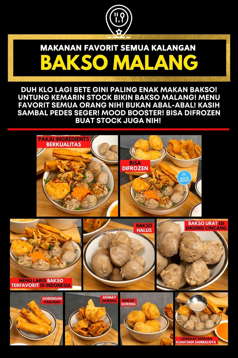 KELAS MASAK ONLINE BAKSO MALANG