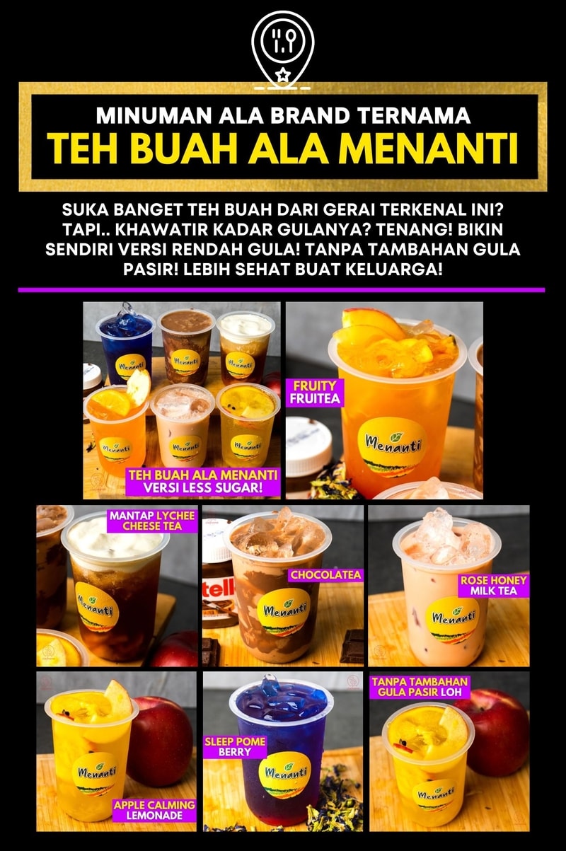 KELAS MASAK ONLINE TEH BUAH ALA MENANTI