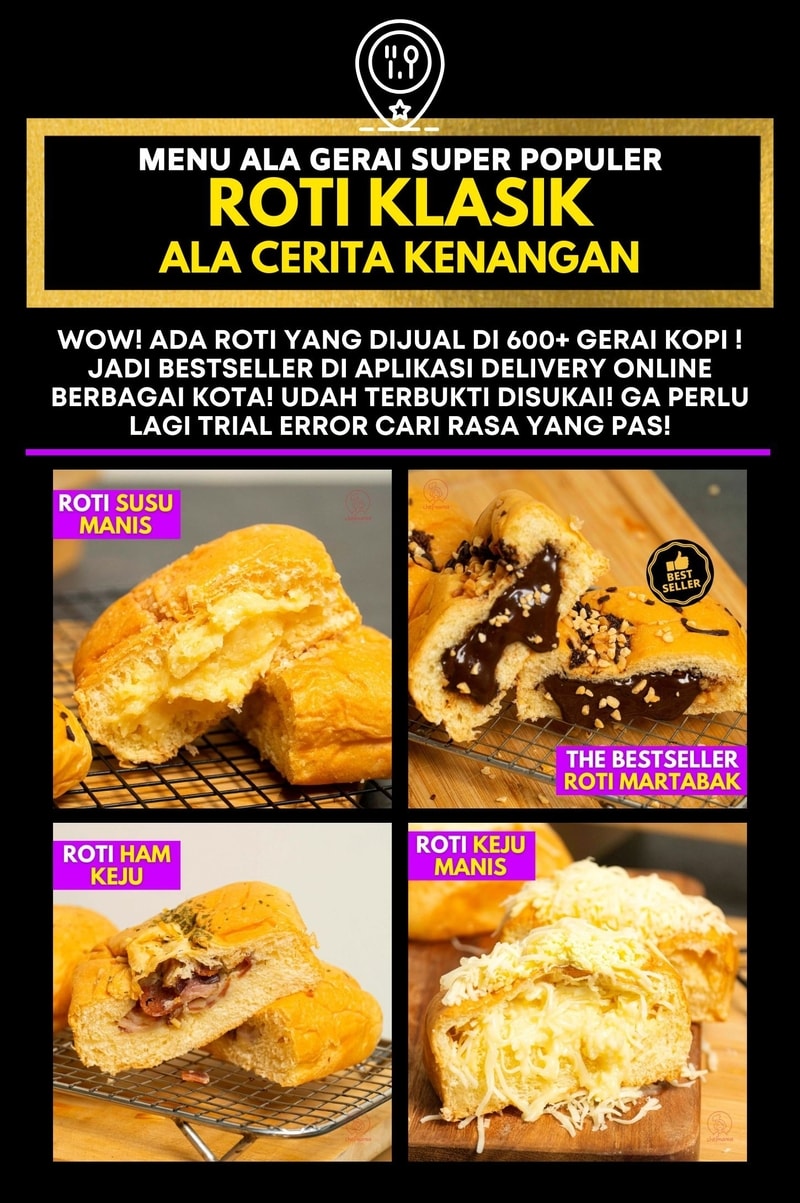 KELAS MASAK ONLINE ROTI KLASIK ALA CERITA KENANGAN