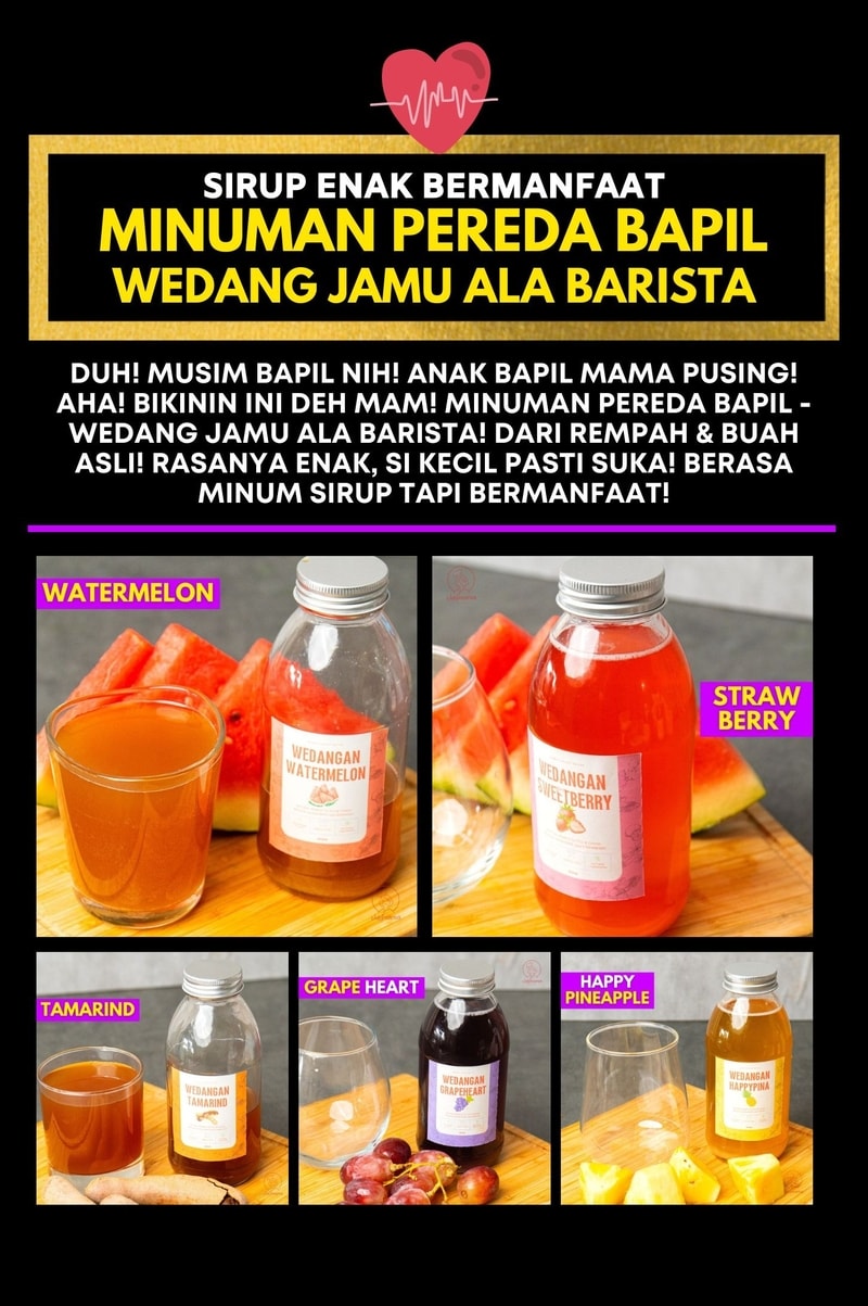 KELAS MASAK ONLINE MINUMAN PEREDA BAPIL - WEDANG JAMU ALA BARISTA